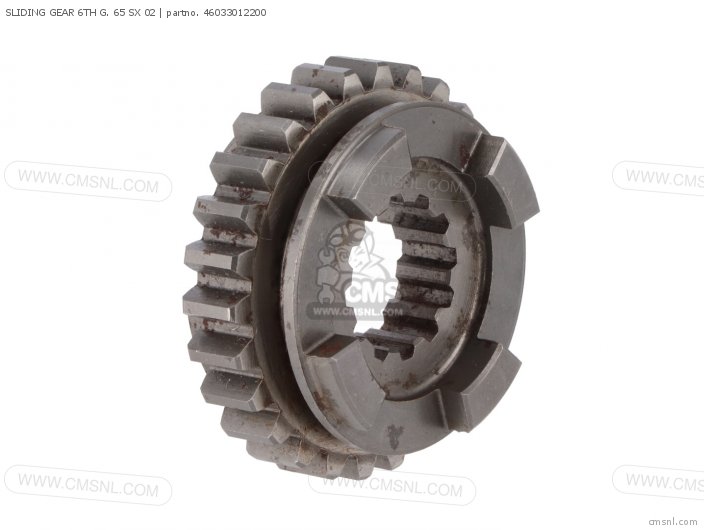 46033012200: SLIDING GEAR 6TH G. 65 SX 02 KTM - buy the 46033012200 at ...