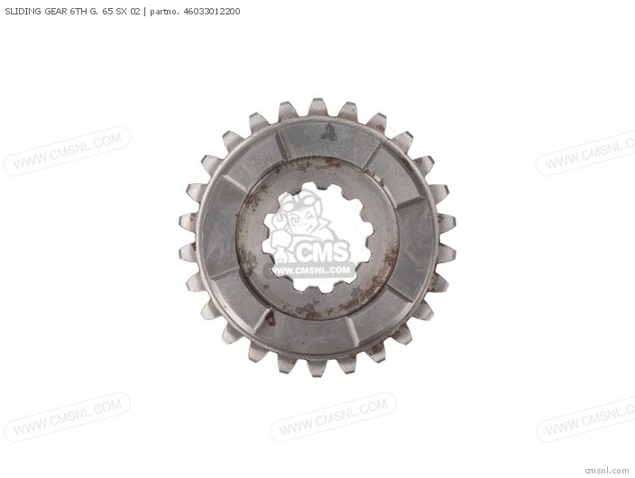 46033012200: SLIDING GEAR 6TH G. 65 SX 02 KTM - buy the 46033012200 at ...