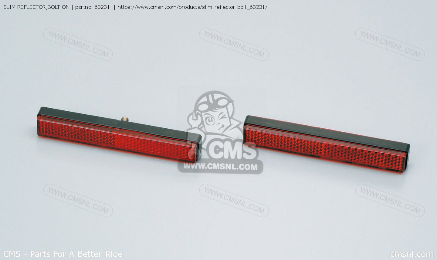 63231: SLIM REFLECTOR,BOLT-ON Daytona - buy the 63231 at CMSNL