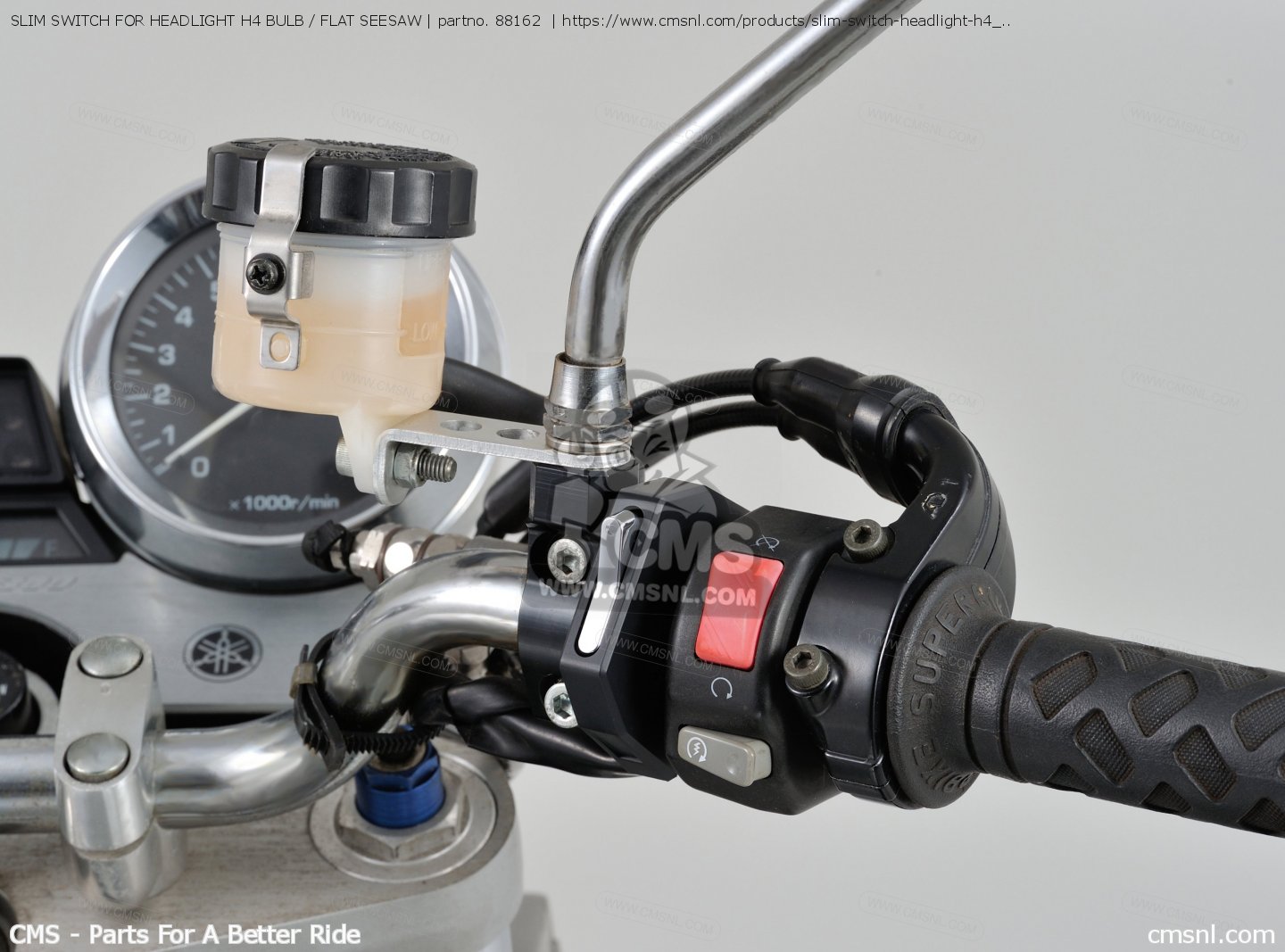 88162: Slim Switch For Headlight H4 Bulb / Flat Seesaw Daytona - buy ...