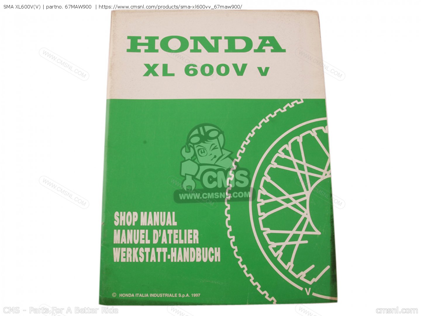 67MAW900: SMA XL600V(V) Honda - buy the 67MAW900 at CMSNL