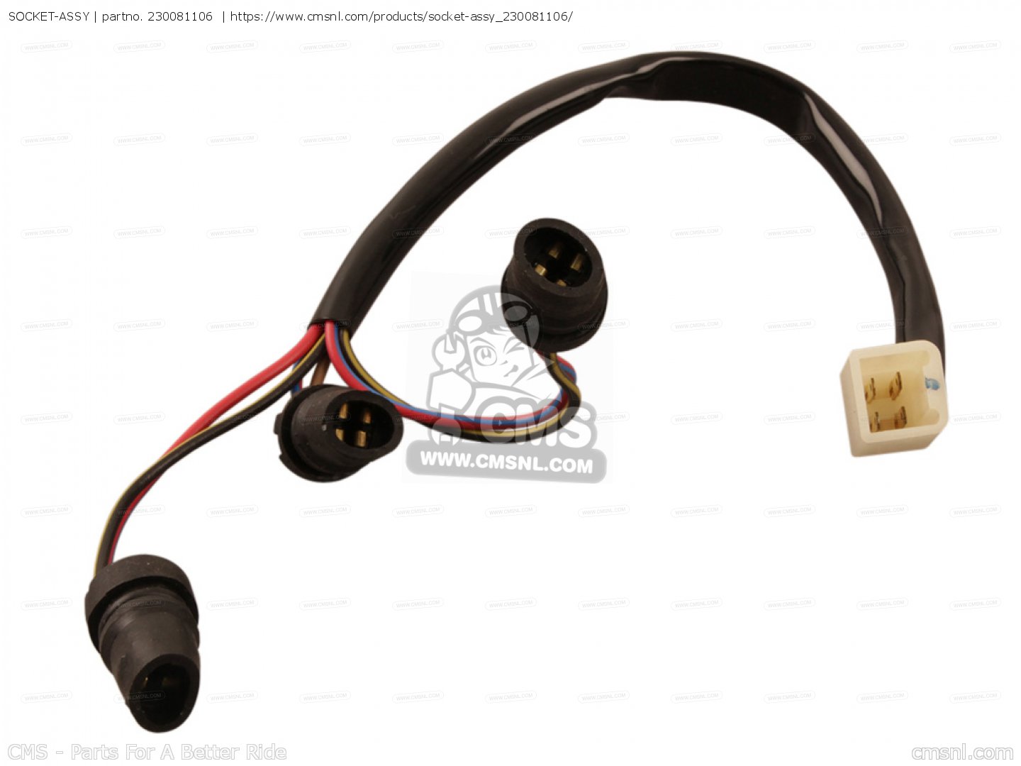 230081106: Socket-assy Kawasaki - buy the 23008-1106 at CMSNL