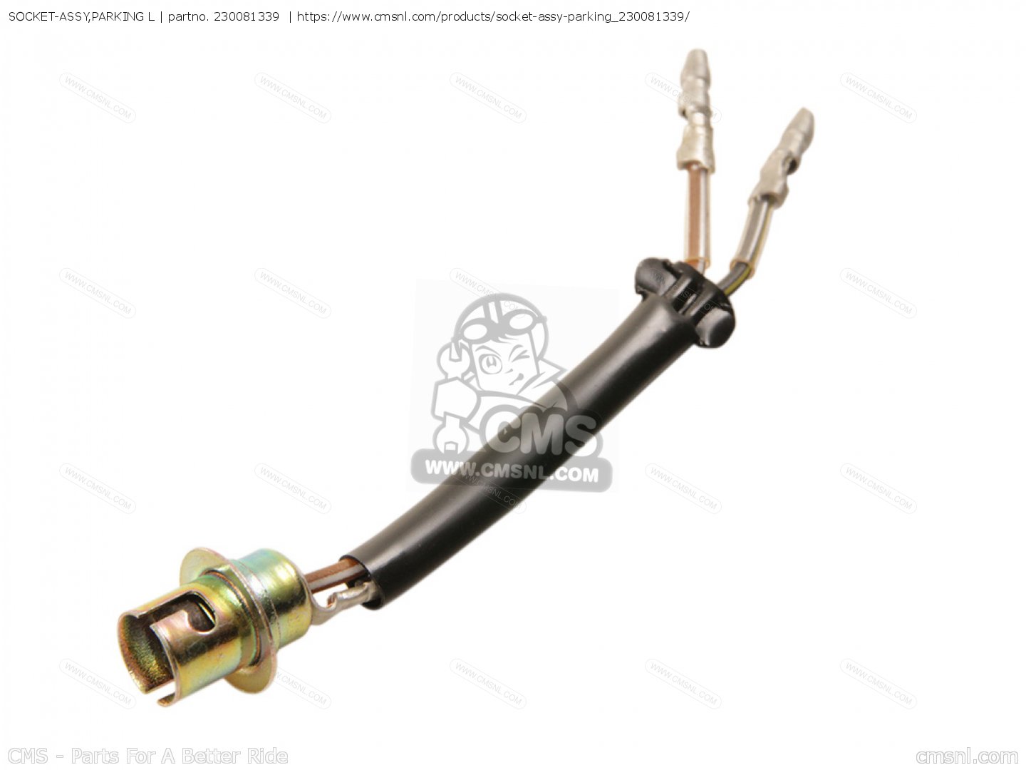 230081339: Socket-assy,parking L Kawasaki - buy the 23008-1339 at CMSNL
