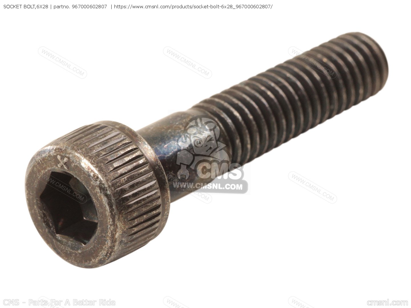 967000602807: Socket Bolt,6x28 Honda - buy the 96700-0602807 at CMSNL