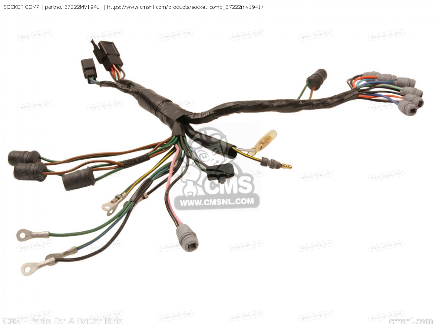 37222MV1941: SOCKET COMP Honda - buy the 37222-MV1-941 at CMSNL