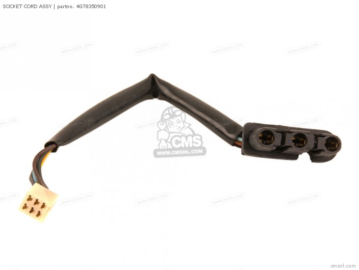 4G78350901: SOCKET CORD ASSY Yamaha - buy the 4G7-83509-01-00 at CMSNL