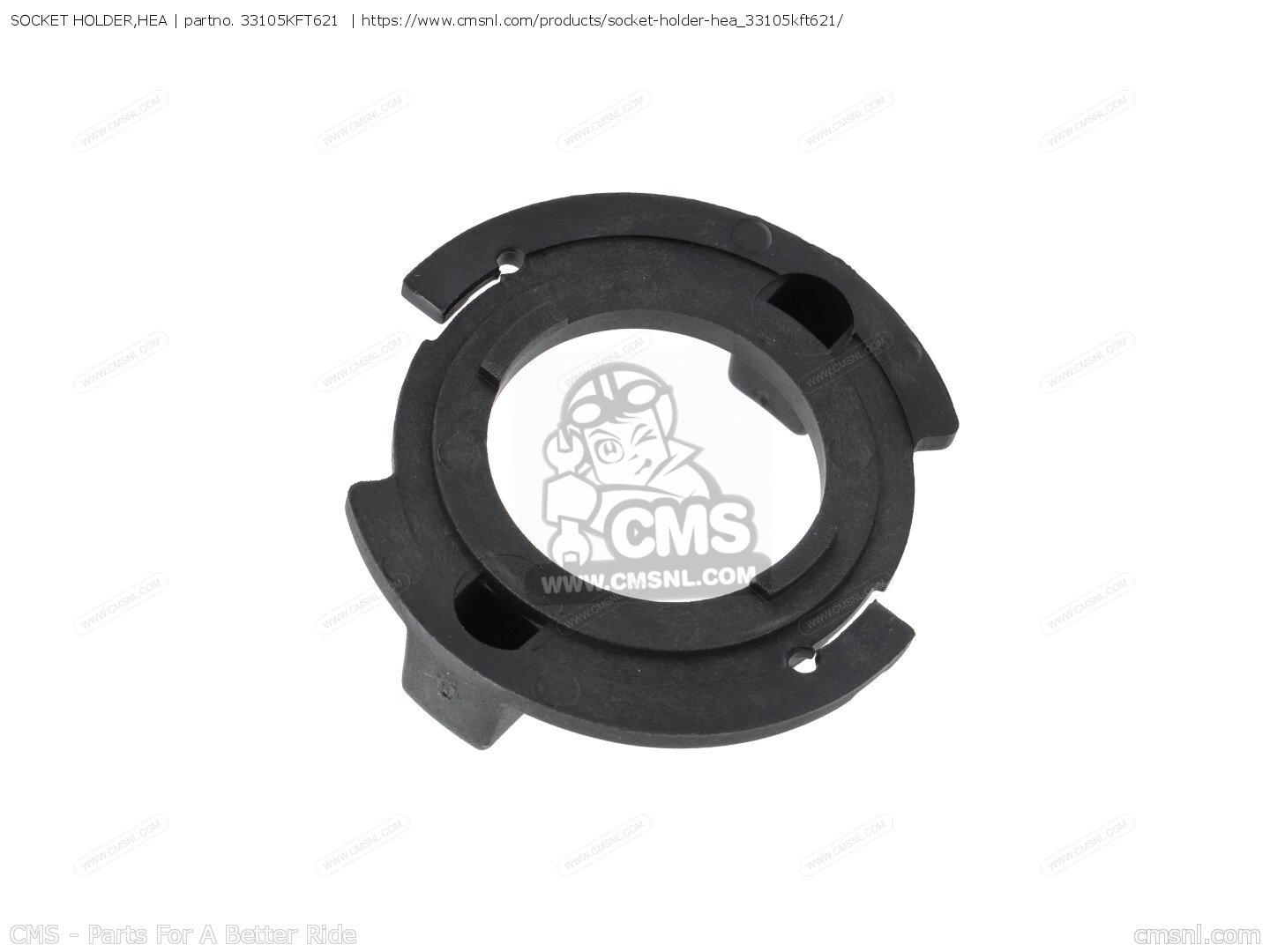 33105KFT621: SOCKET HOLDER,HEA Honda - buy the 33105-KFT-621 at CMSNL