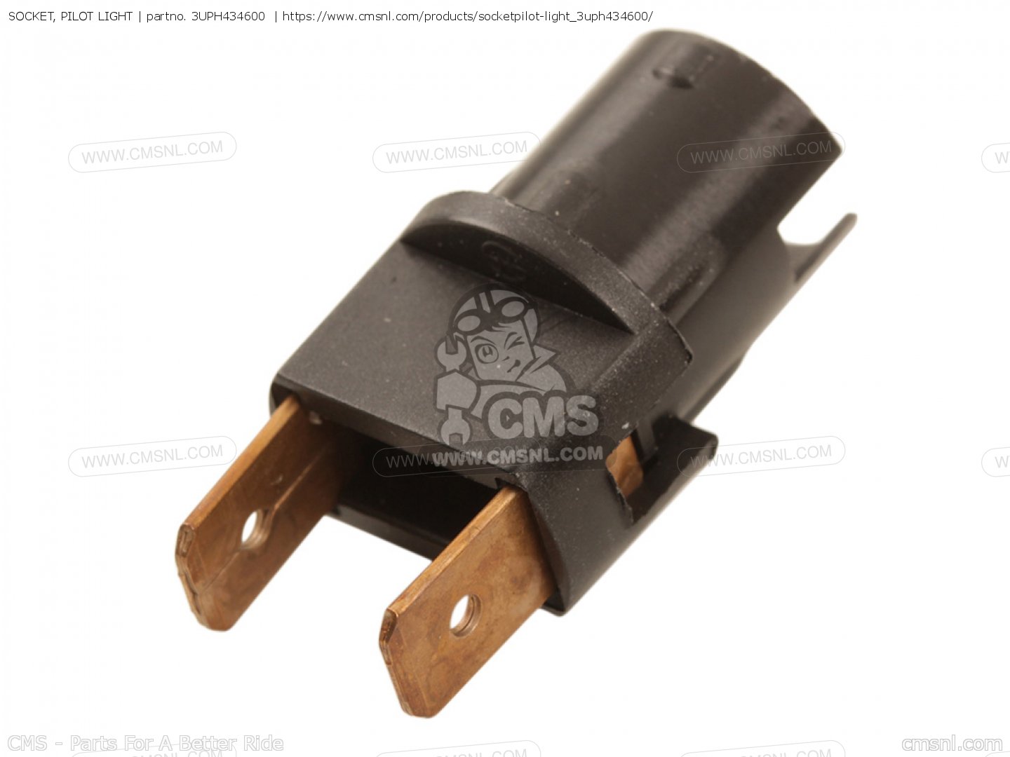 3UPH434600: SOCKET, PILOT LIGHT Yamaha - buy the 3UP-H4346-00-00 at CMSNL