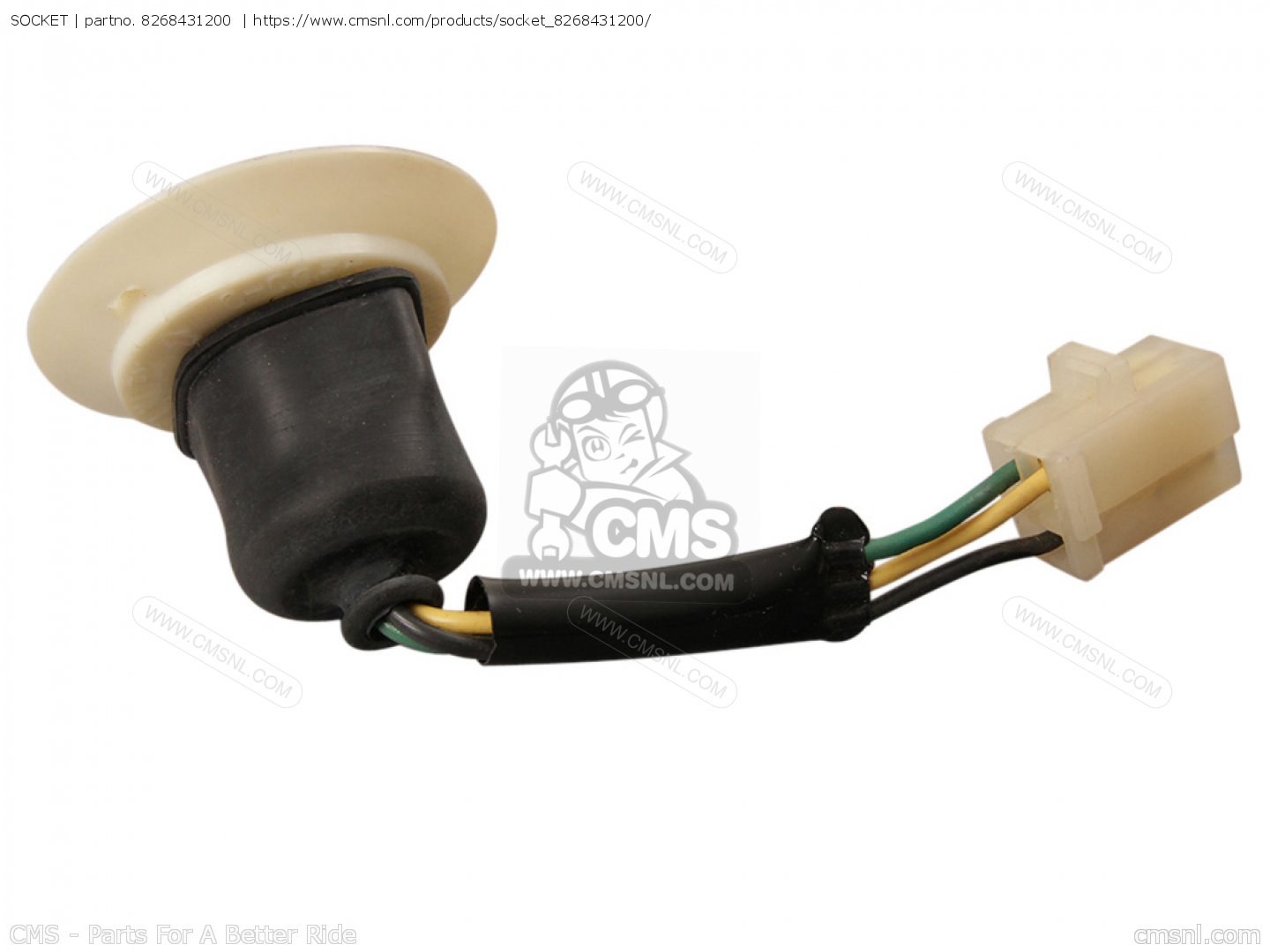 8268431200: SOCKET Yamaha - buy the 826-84312-00-00 at CMSNL