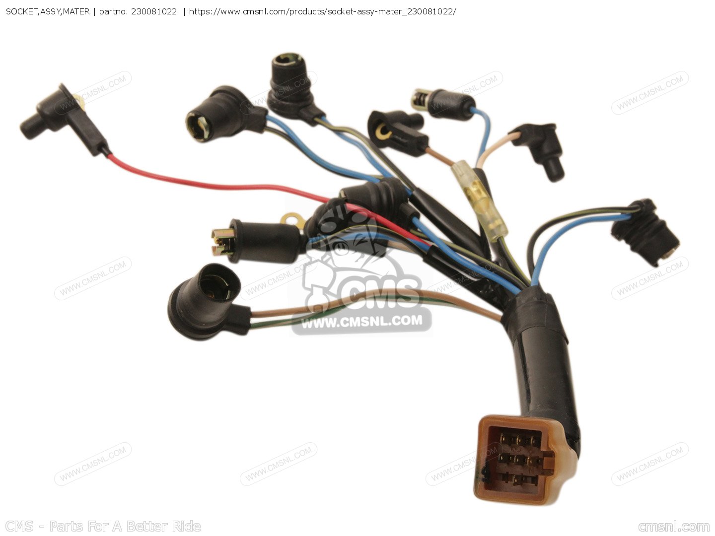 230081022: Socket,assy,mater Kawasaki - buy the 23008-1022 at CMSNL