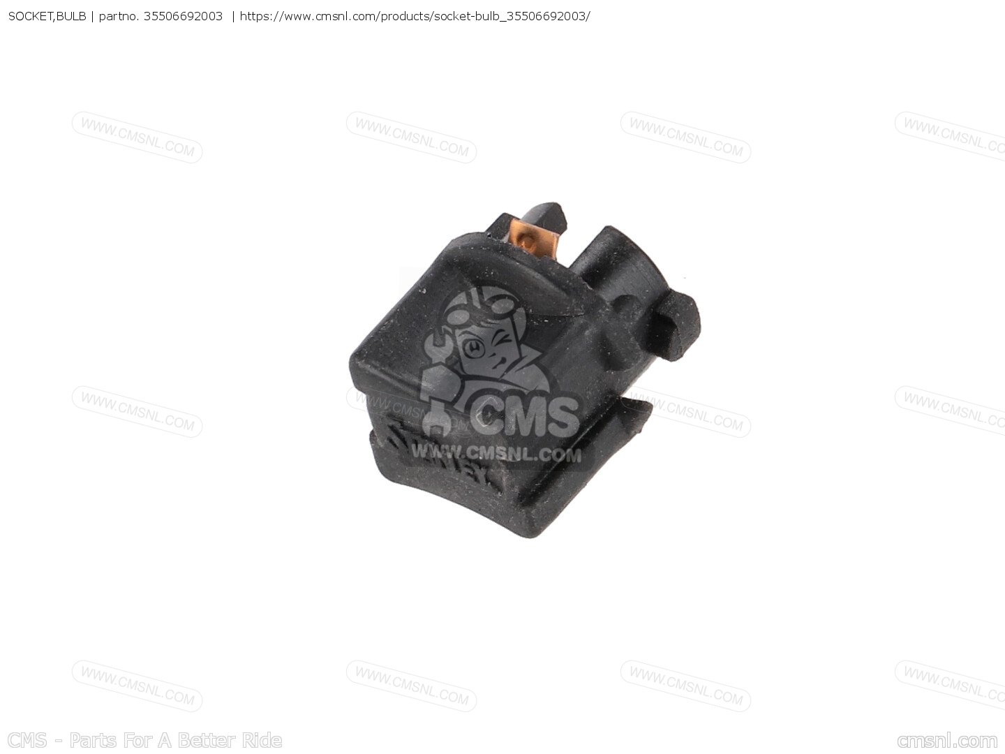 35506692003: SOCKET,BULB Honda - buy the 35506-692-003 at CMSNL