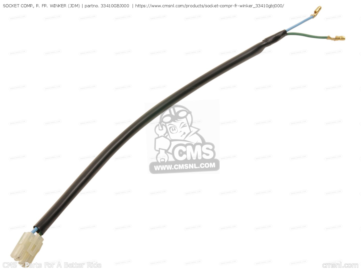 33410GBJ000: SOCKET(COMP),R FR Honda - buy the 33410-GBJ-000 at CMSNL