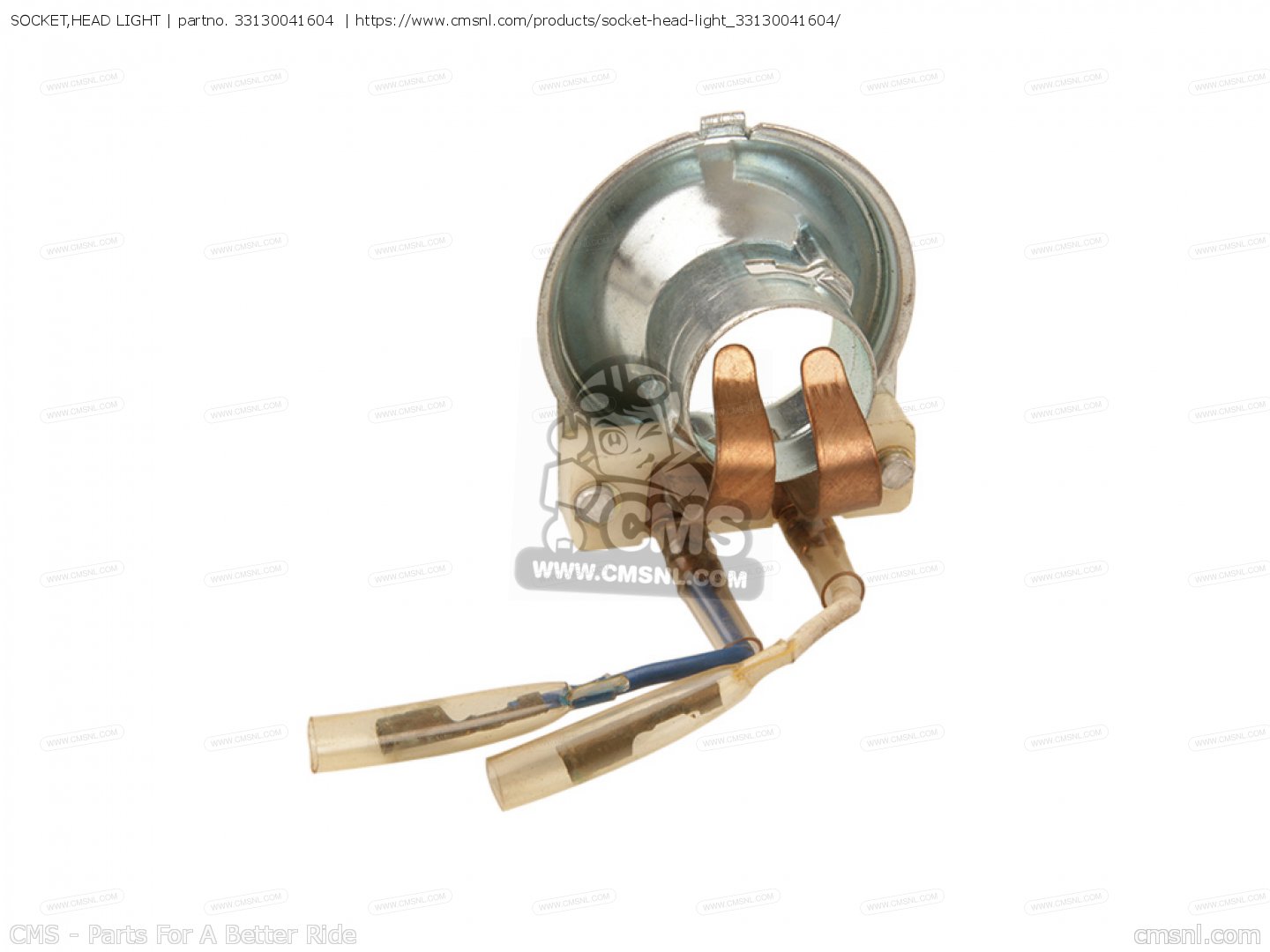 33130041604: SOCKET,HEAD LIGHT Honda - buy the 33130-041-604 at CMSNL