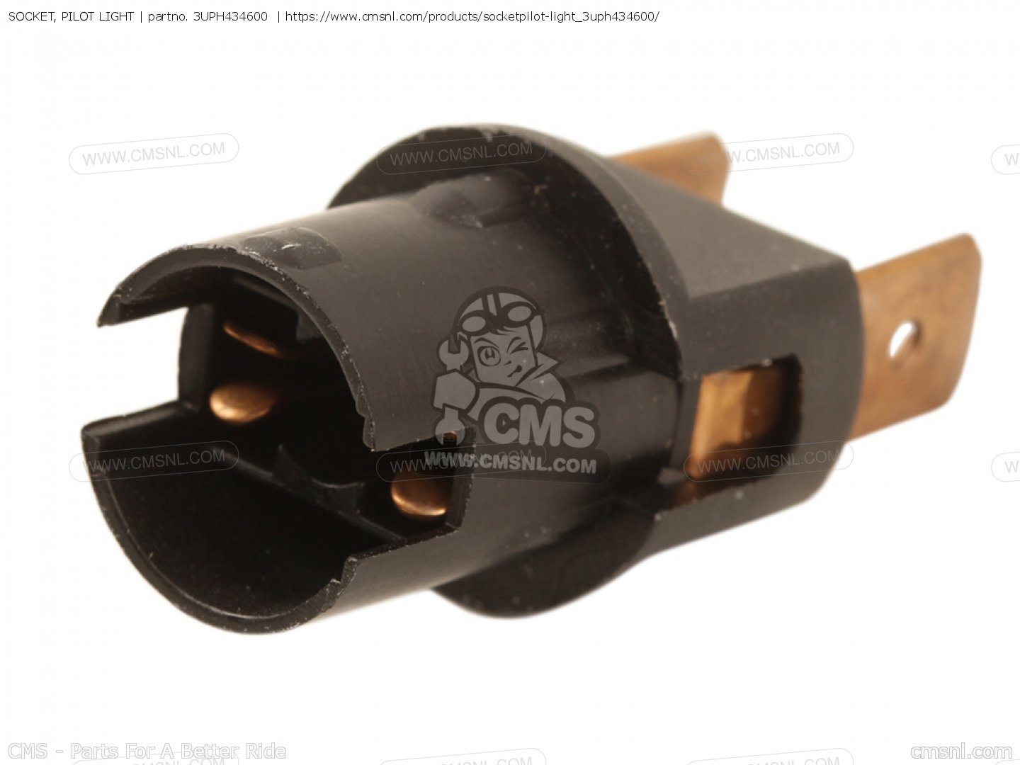 3UPH434600: Socket, Pilot Light Yamaha - buy the 3UP-H4346-00 at CMSNL