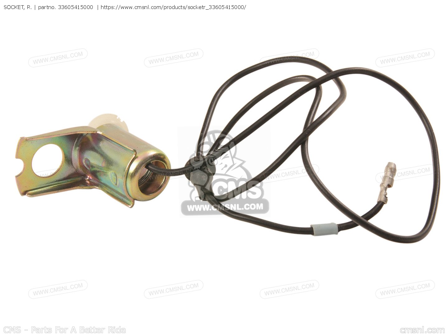 33605415000: Socket, R. Honda - buy the 33605-415-000 at CMSNL