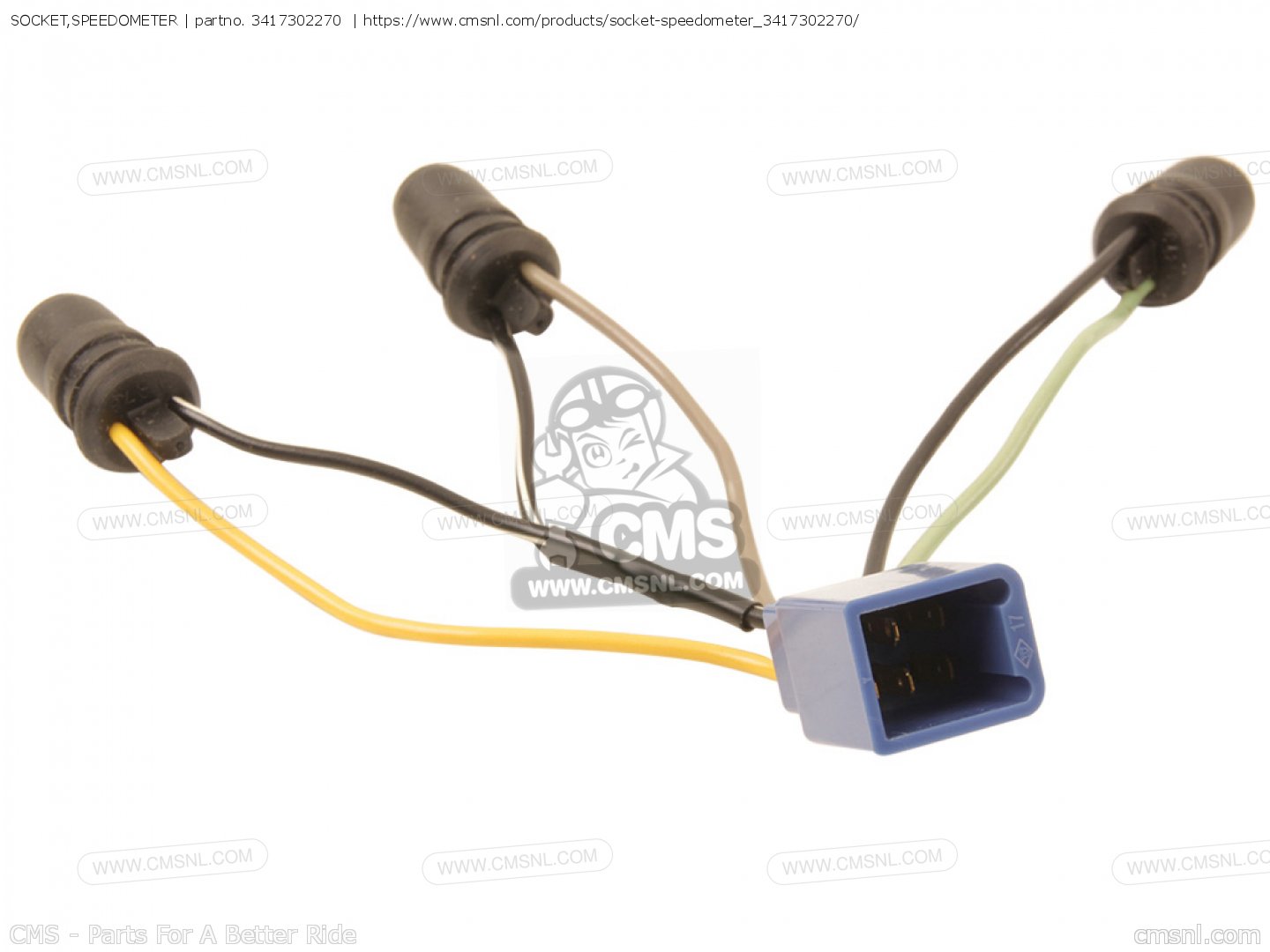3417302270: SOCKET,SPEEDOMETER Suzuki - buy the 34173-02270 at CMSNL