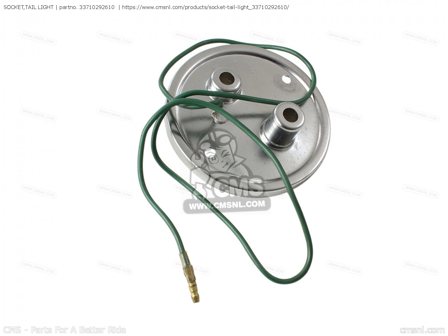 33710292610: SOCKET,TAIL LIGHT Honda - buy the 33710-292-610 at CMSNL