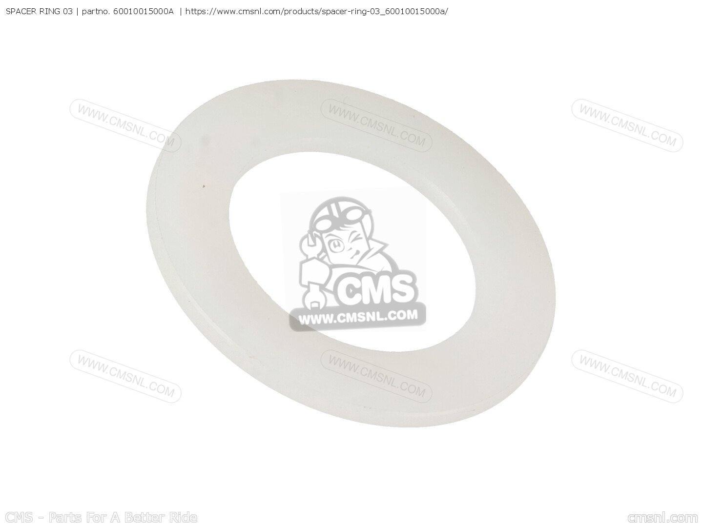60010015000A: SPACER RING 03 Husqvarna - buy the 60010015000 at CMSNL
