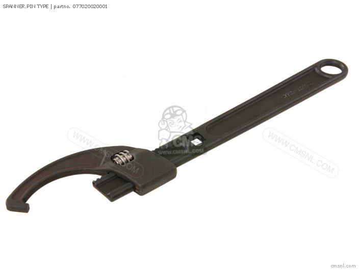 077020020001: SPANNER,PIN TYPE Honda - buy the 07702-0020001 at CMSNL