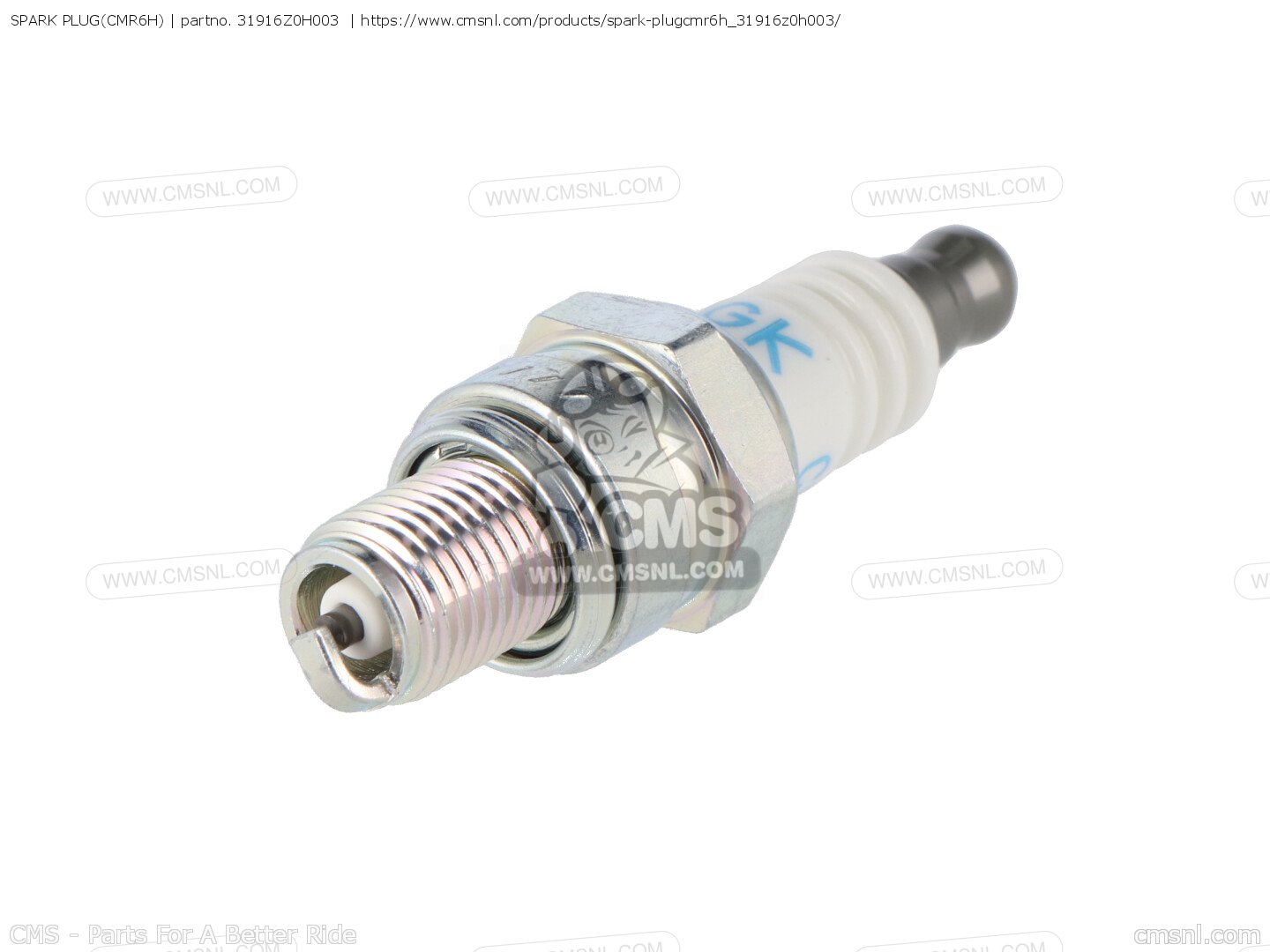 SPARK PLUG(CMR6H) for Honda - order at CMSNL