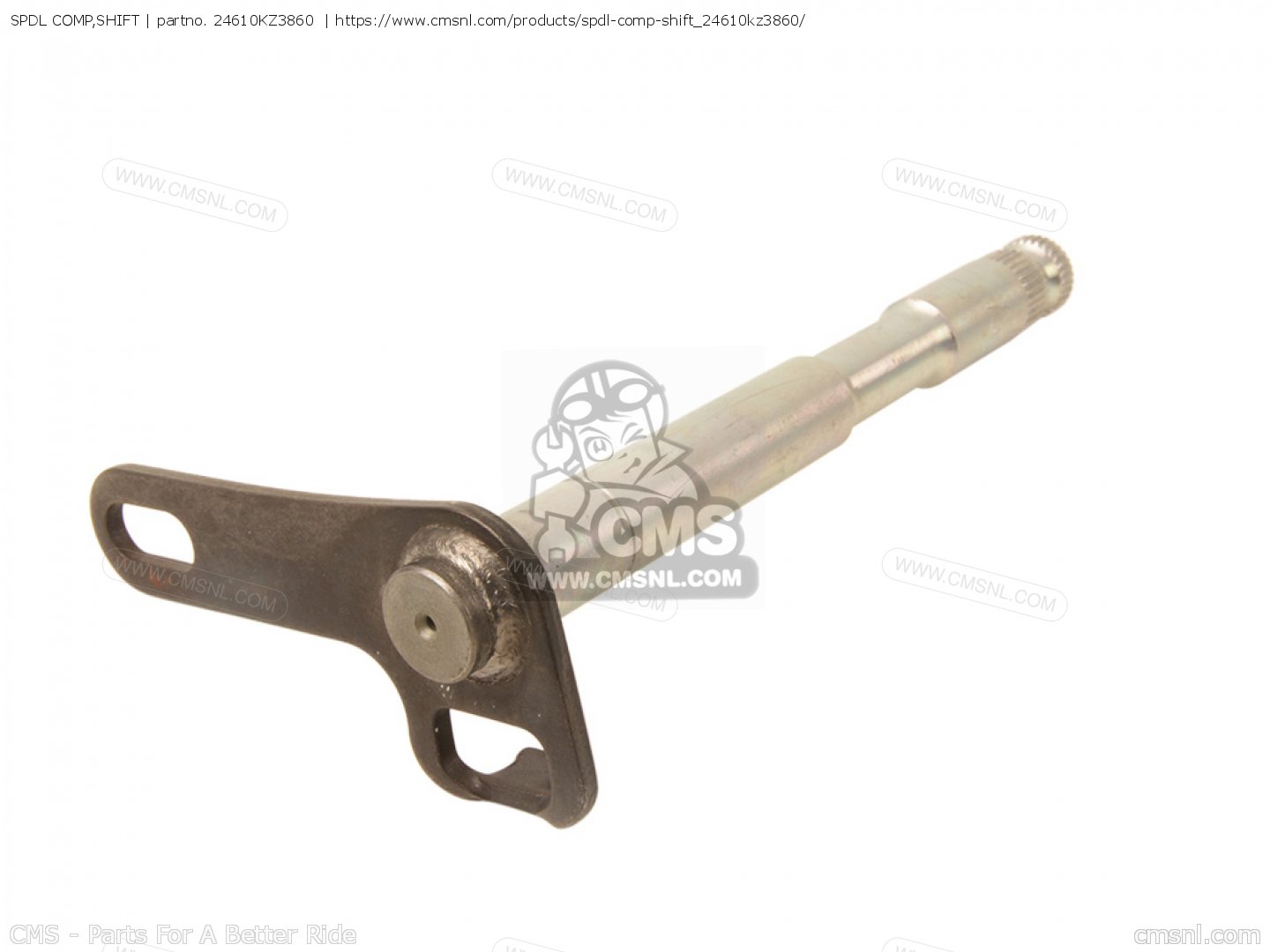 24610KZ3860: SPDL COMP,SHIFT Honda - buy the 24610-KZ3-860 at CMSNL