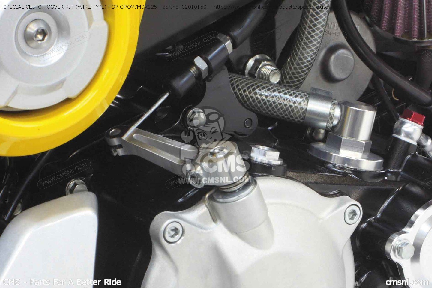 02010150: Special Clutch Cover Kit (wire Type) For Grom/msx125 Takegawa ...