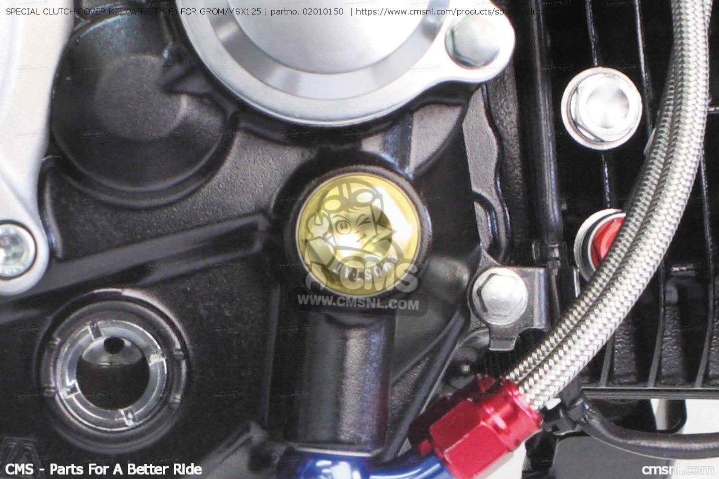 02010150: Special Clutch Cover Kit (wire Type) For Grom/msx125 Takegawa ...