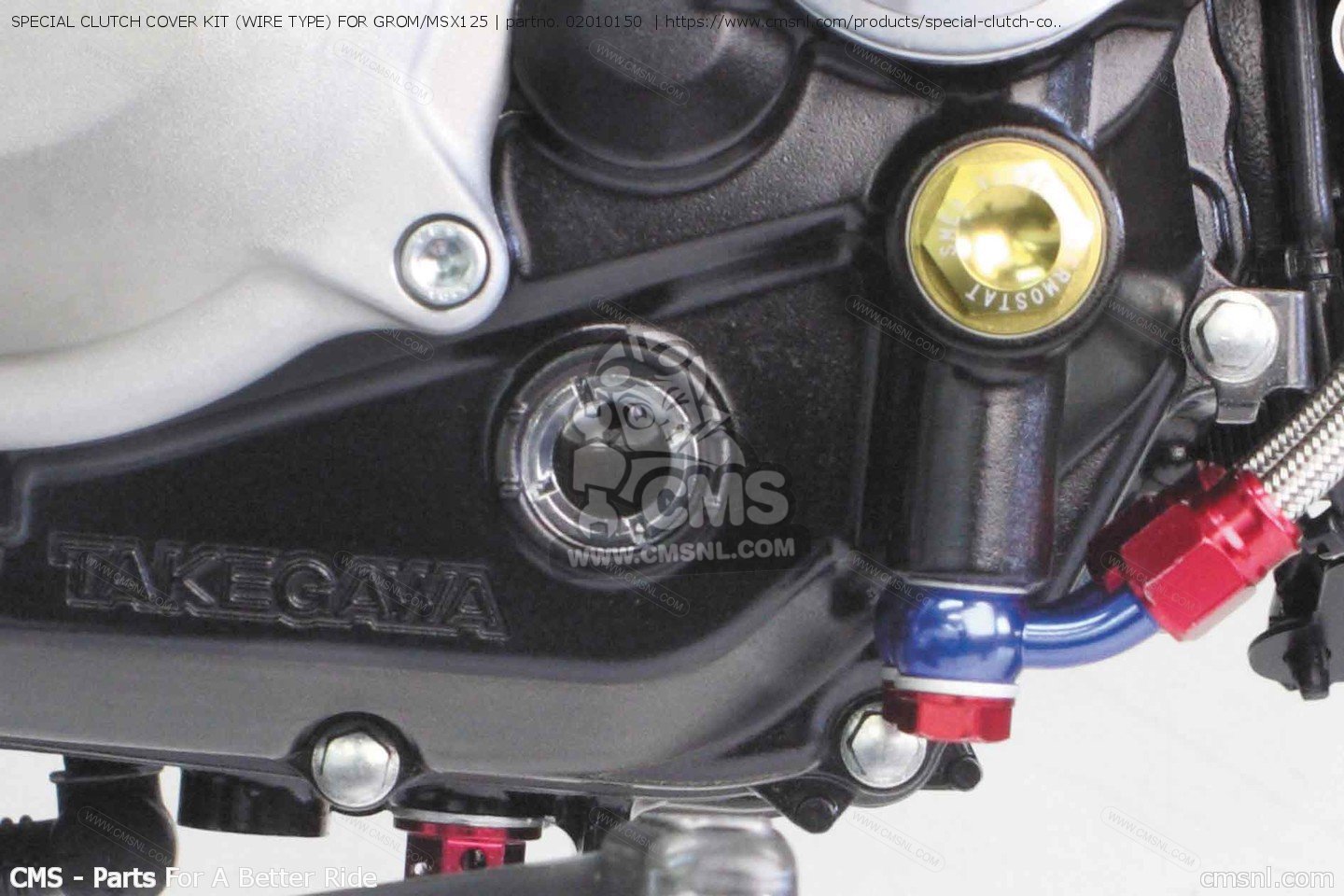 02010150: Special Clutch Cover Kit (wire Type) For Grom/msx125 Takegawa ...