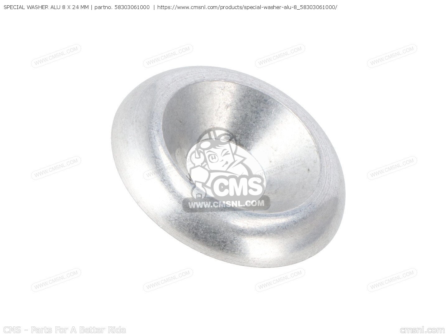 58303061000: SPECIAL WASHER ALU 8 X 24 MM KTM - buy the 58303061000 at ...