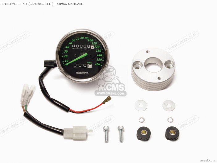 09010281: SPEED METER KIT (BLACK&GREEN ) Takegawa - buy the 09-01-0281 ...