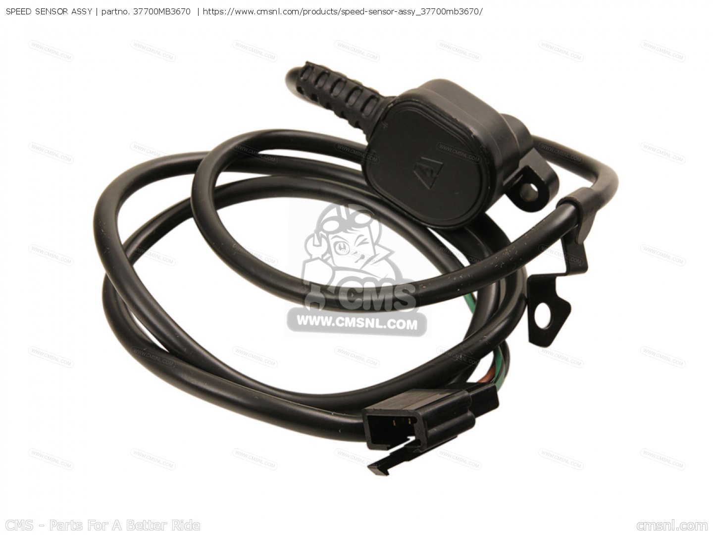 37700MB3670: Speed Sensor Assy Honda - buy the 37700-MB3-670 at CMSNL