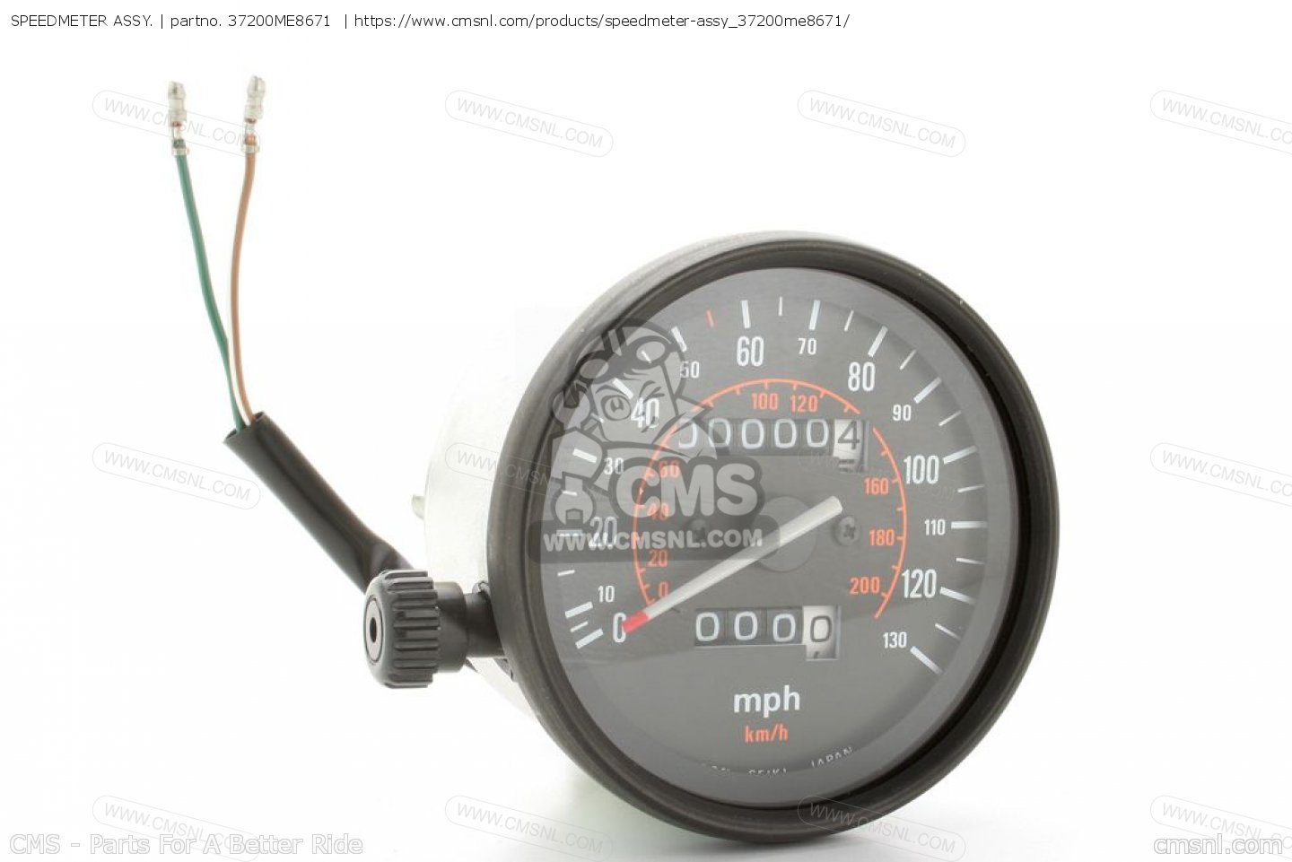 37200ME8671: SPEEDMETER ASSY. Honda - buy the 37200-ME8-671 at CMSNL