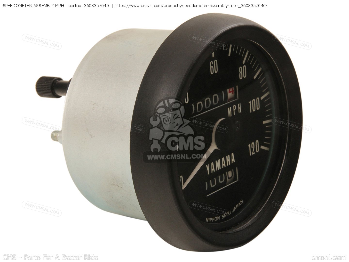 SPEEDOMETER ASSEMBLY MPH for RD350 1974 RD1 EUROPE 24RD0-300E1 - order ...