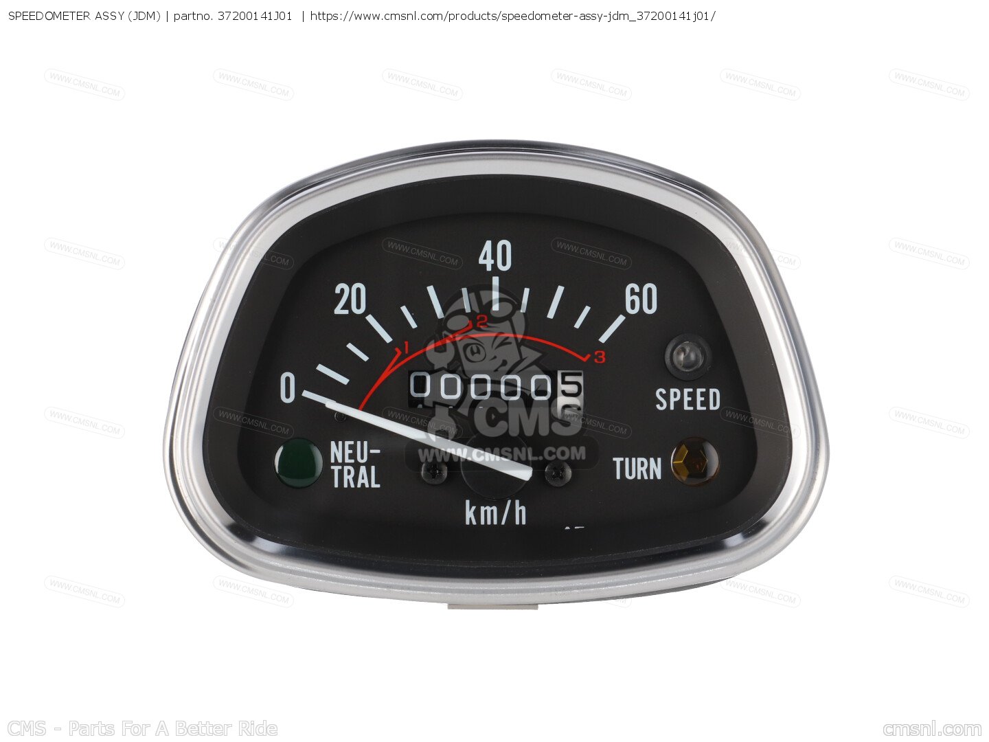 37200141J01: Speedometer Assy (jdm) Honda - buy the 37200-141-J01 at CMSNL