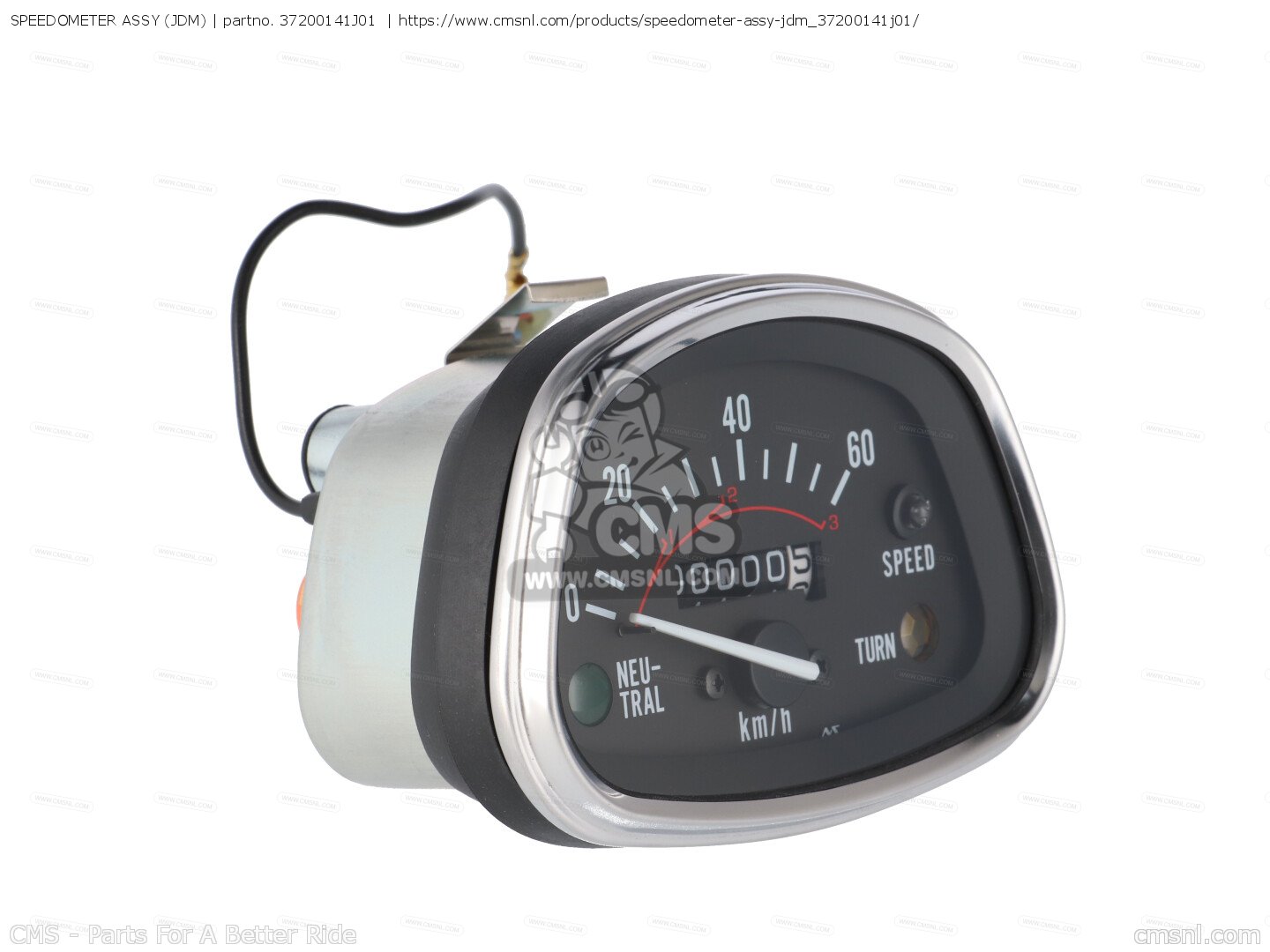 37200141J01: Speedometer Assy (jdm) Honda - buy the 37200-141-J01 at CMSNL