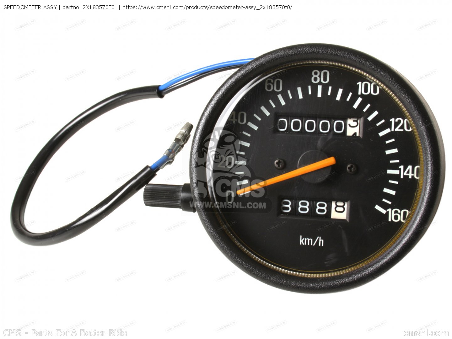 SPEEDOMETER ASSY for DT125MX 1989 3SS1 FRANCE 293SS-351F1 - order at CMSNL