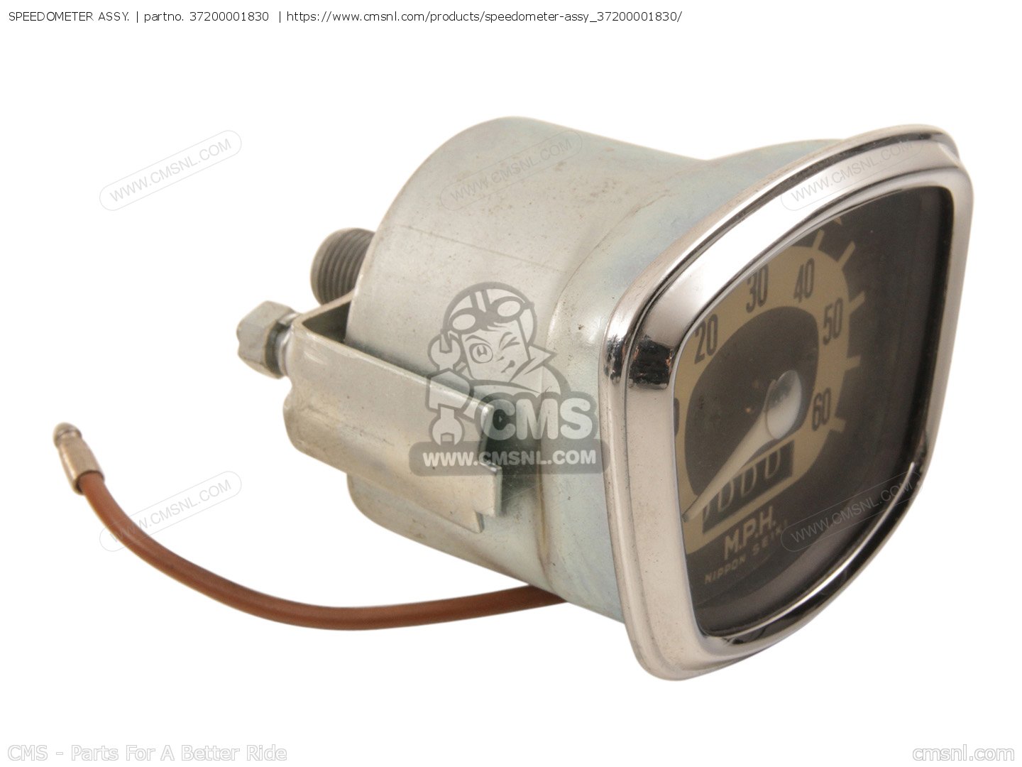 37200001830: Speedometer Assy. Honda - buy the 37200-001-830 at CMSNL