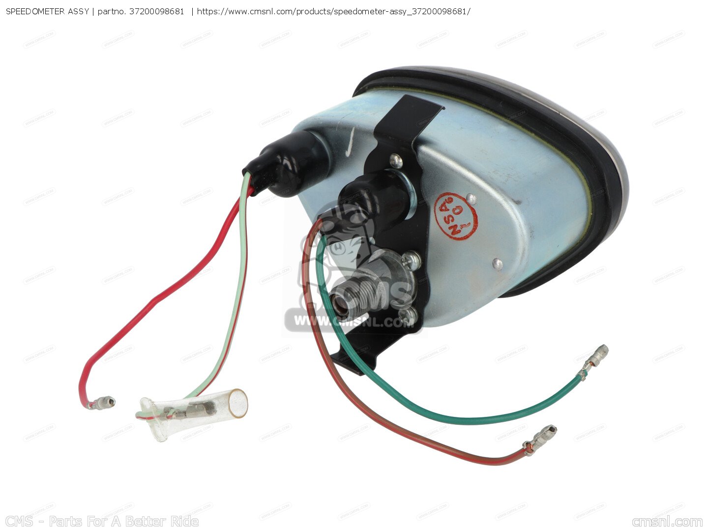 37200098681: SPEEDOMETER ASSY Honda - buy the 37200-098-681 at CMSNL