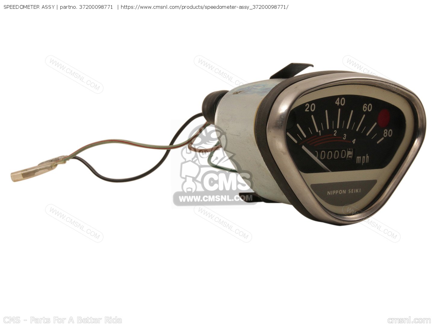 SPEEDOMETER ASSY for Honda - order at CMSNL