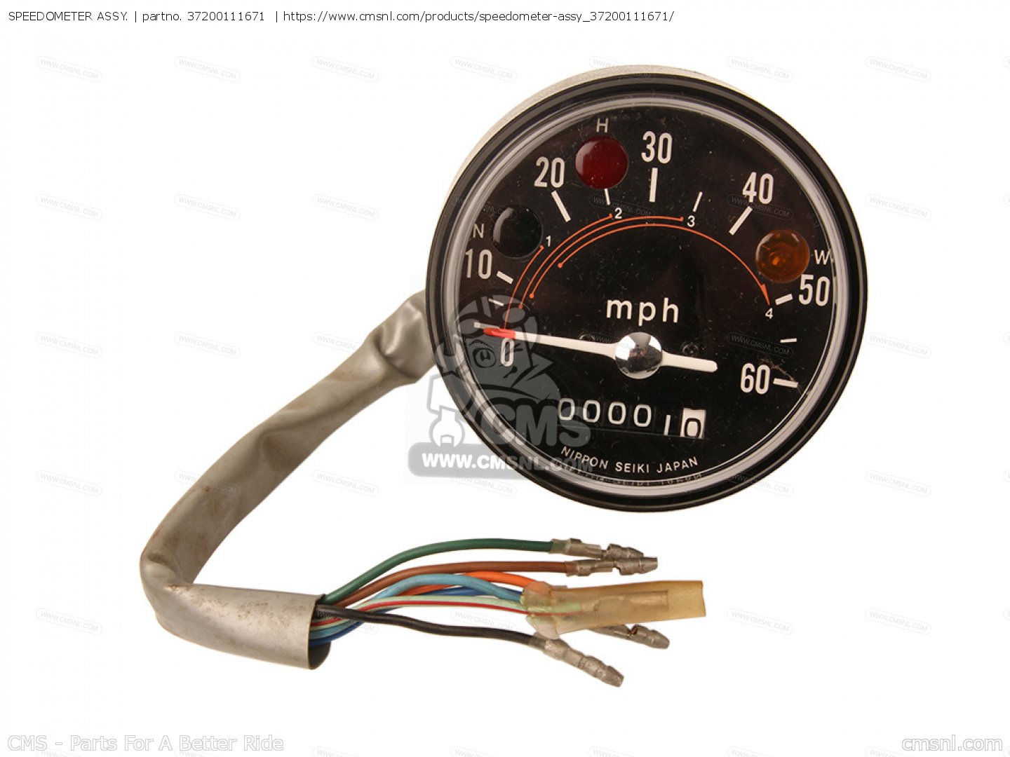 SPEEDOMETER ASSY. for Honda - order at CMSNL