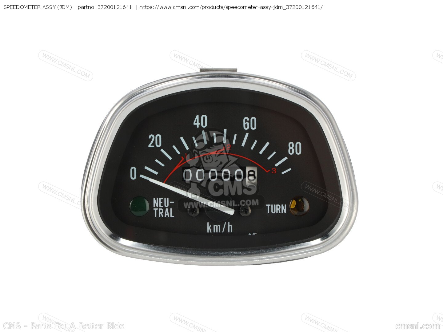 37200121641: SPEEDOMETER ASSY Honda - buy the 37200-121-641 at CMSNL