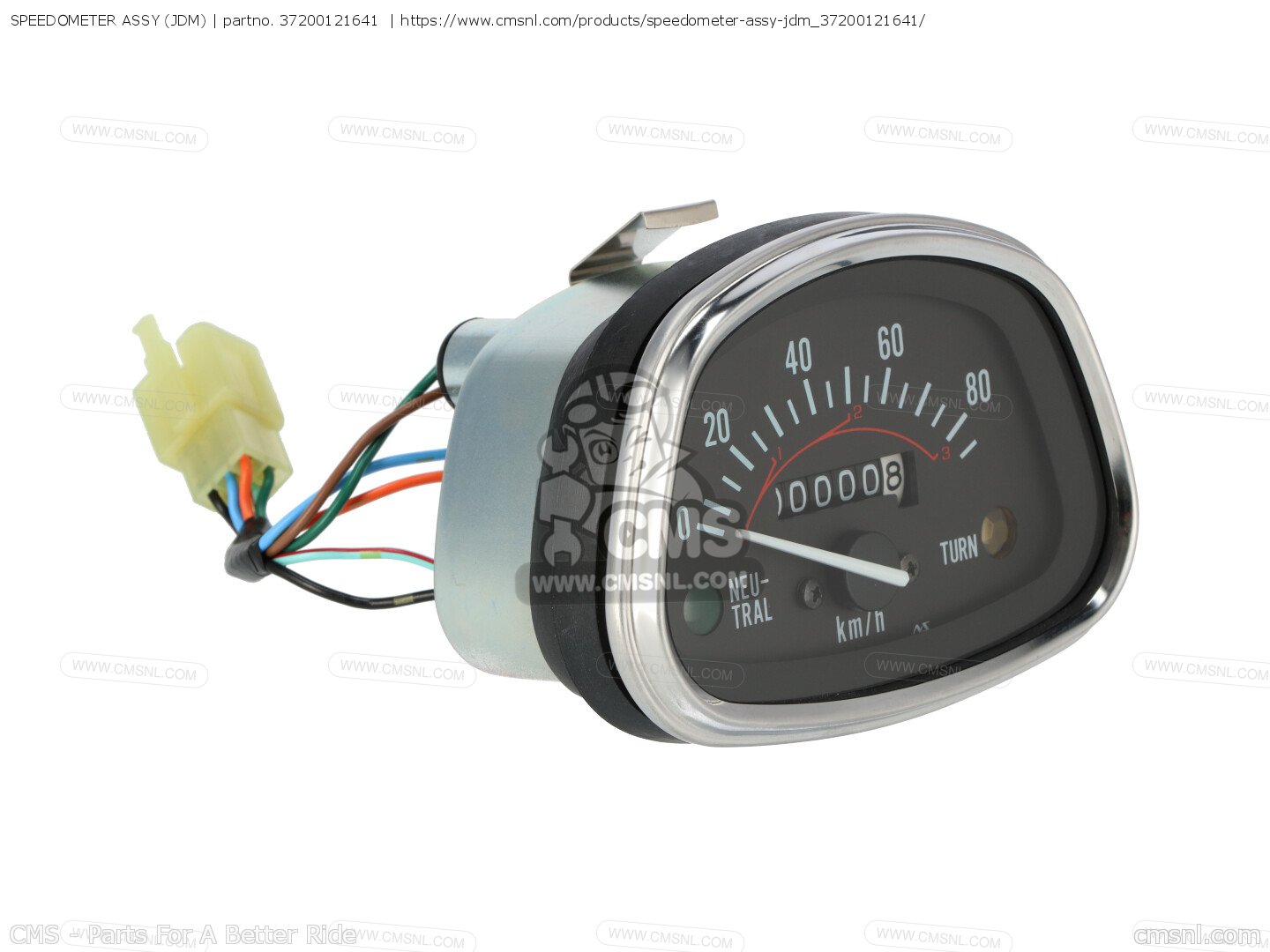 37200121641: SPEEDOMETER ASSY Honda - buy the 37200-121-641 at CMSNL