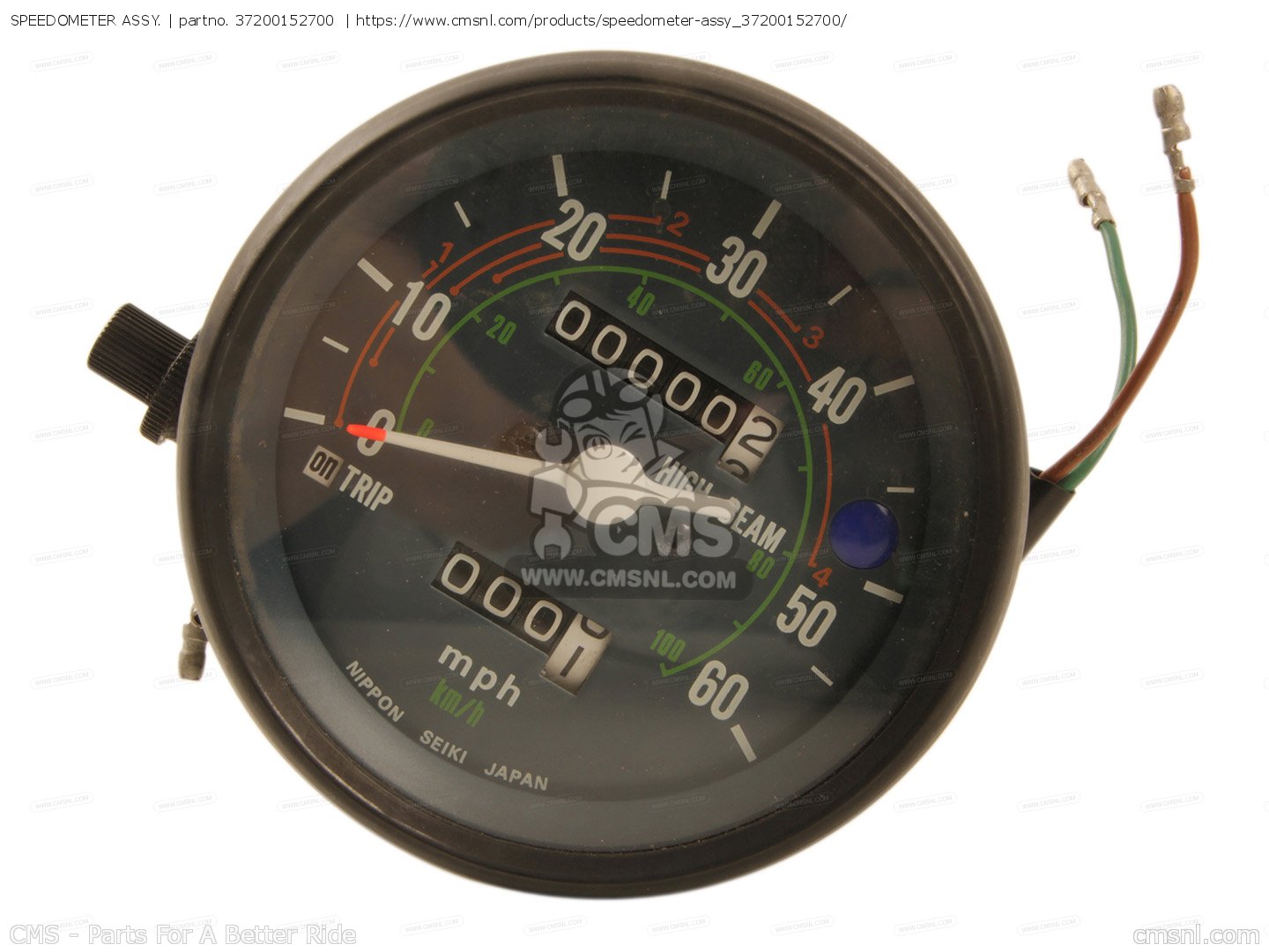 SPEEDOMETER ASSY. for XL75 1977 USA - order at CMSNL