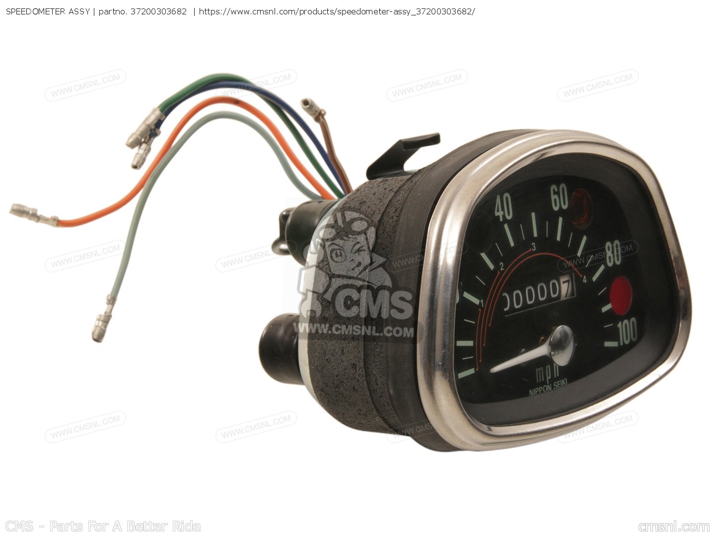 SPEEDOMETER ASSY for Honda - order at CMSNL