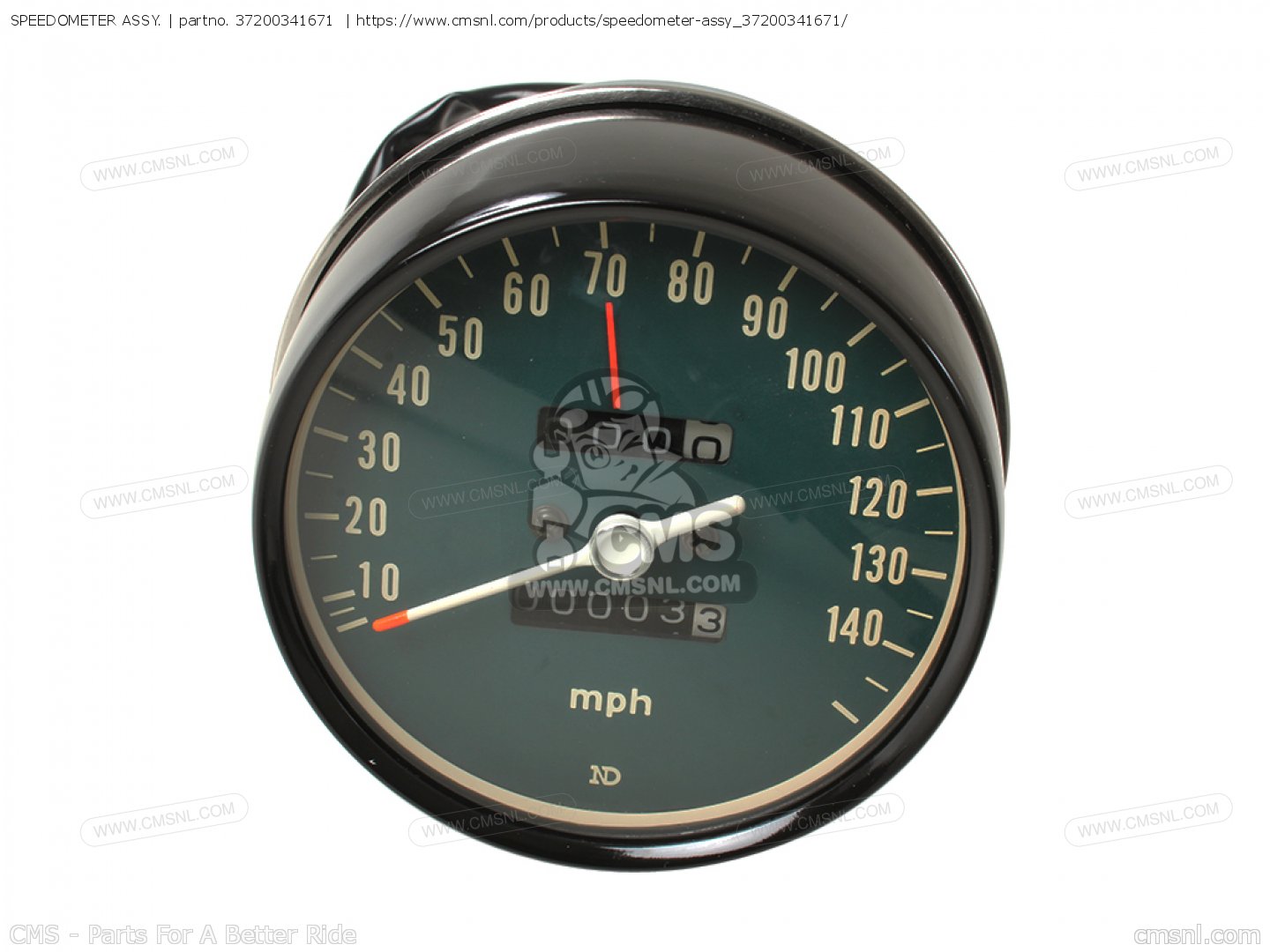 37200341671: SPEEDOMETER ASSY. Honda - buy the 37200-341-671 at CMSNL