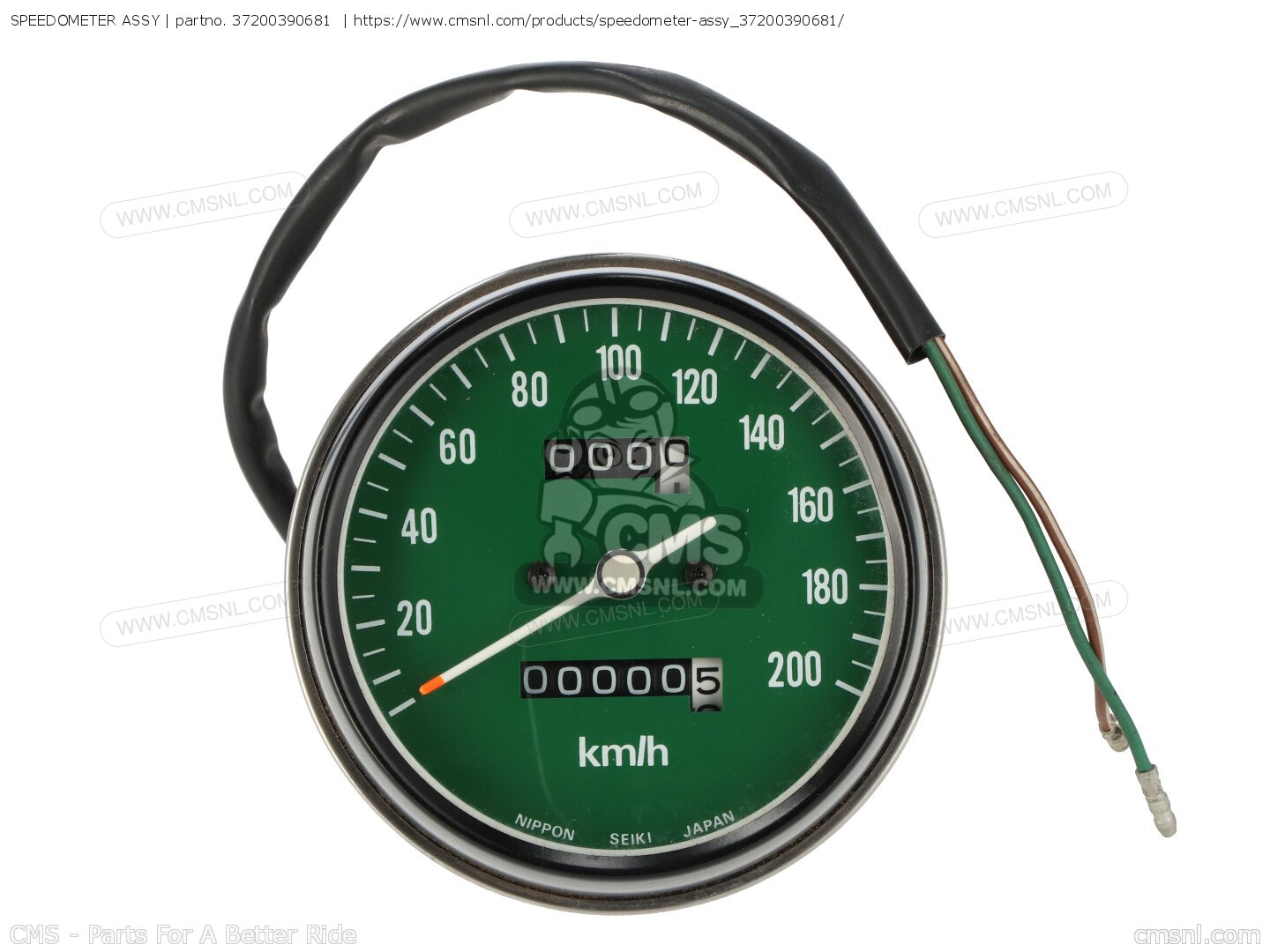 SPEEDOMETER ASSY for CB550F1 SUPER SPORT 550 FOUR 1976 GENERAL EXPORT ...