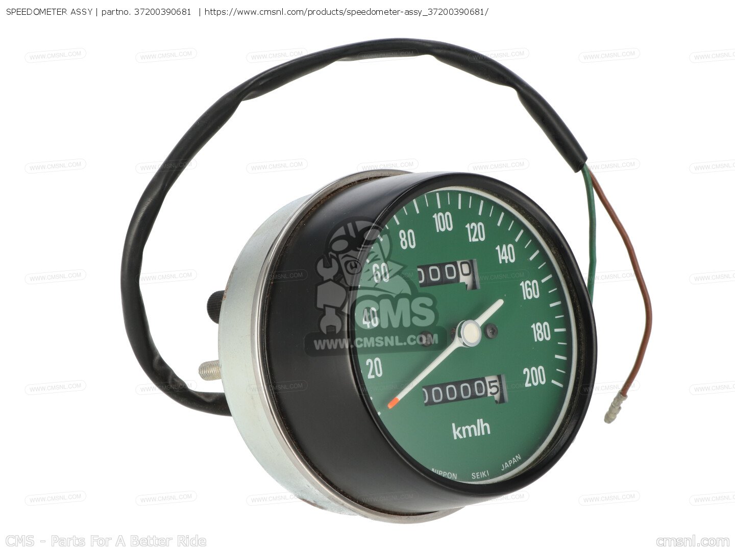 SPEEDOMETER ASSY for CB550F1 SUPER SPORT 550 FOUR 1976 GENERAL EXPORT ...