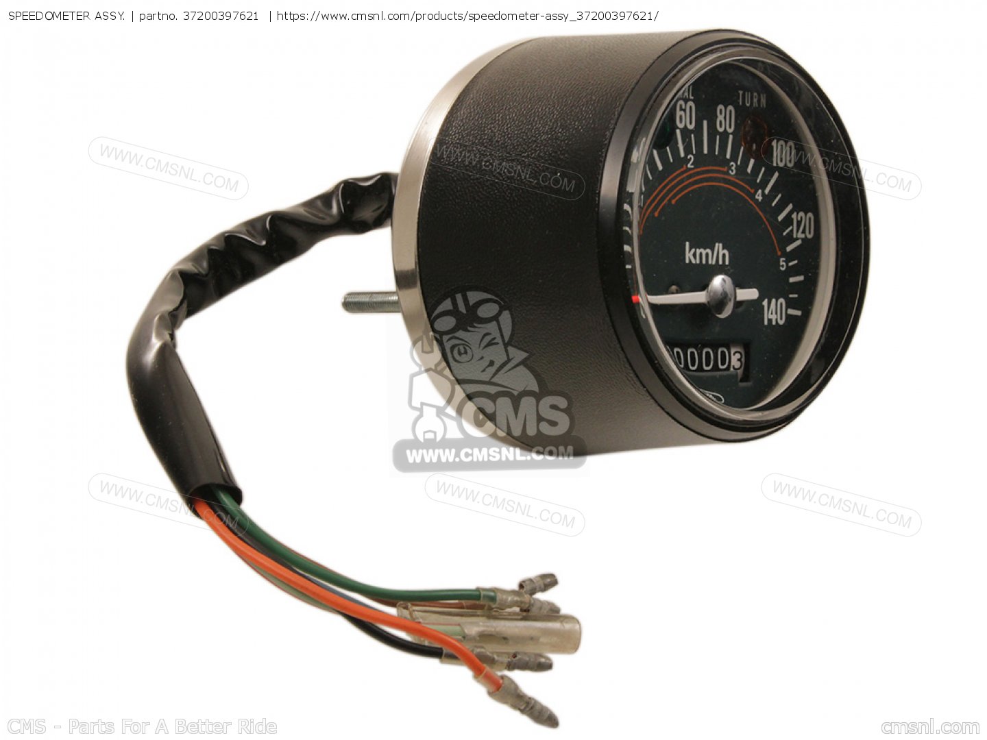 37200397621: SPEEDOMETER ASSY. Honda - buy the 37200-397-621 at CMSNL