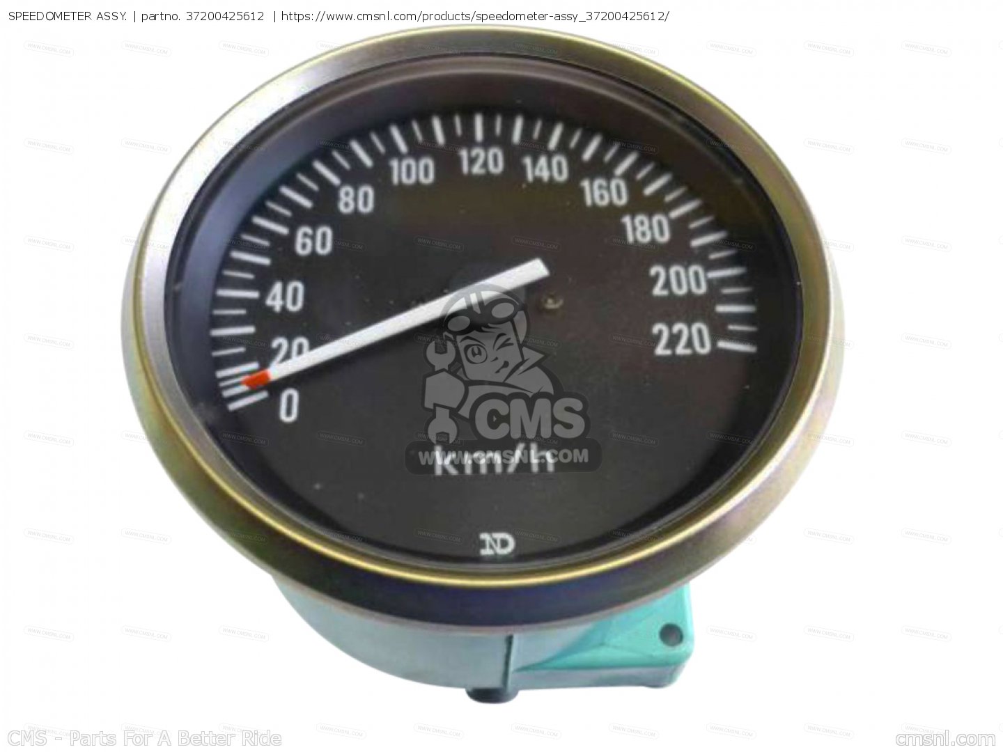 SPEEDOMETER ASSY. for CB750F 1980 (A) EUROPEAN DIRECT SALES - order at ...