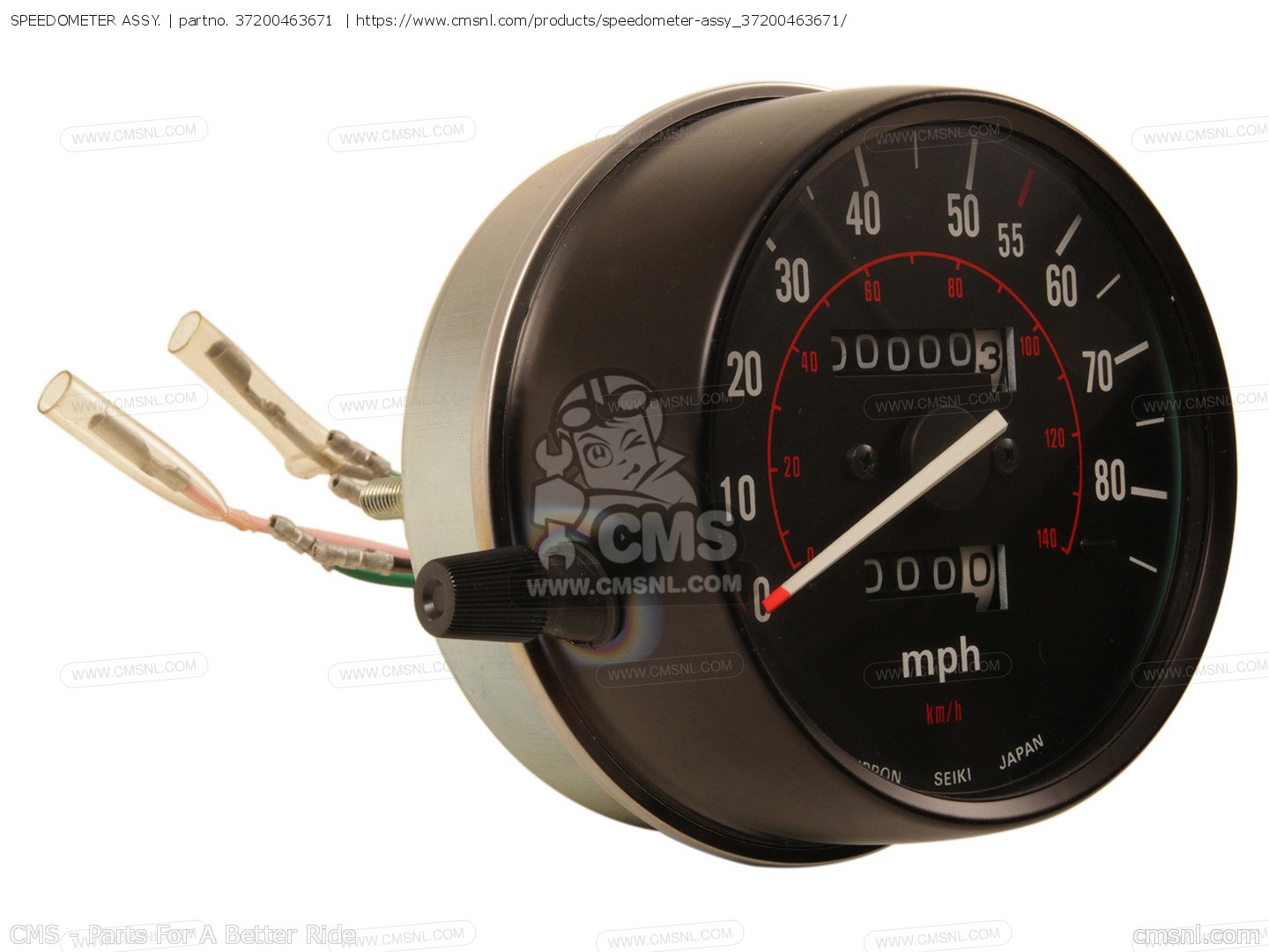37200463671: SPEEDOMETER ASSY. Honda - buy the 37200-463-671 at CMSNL